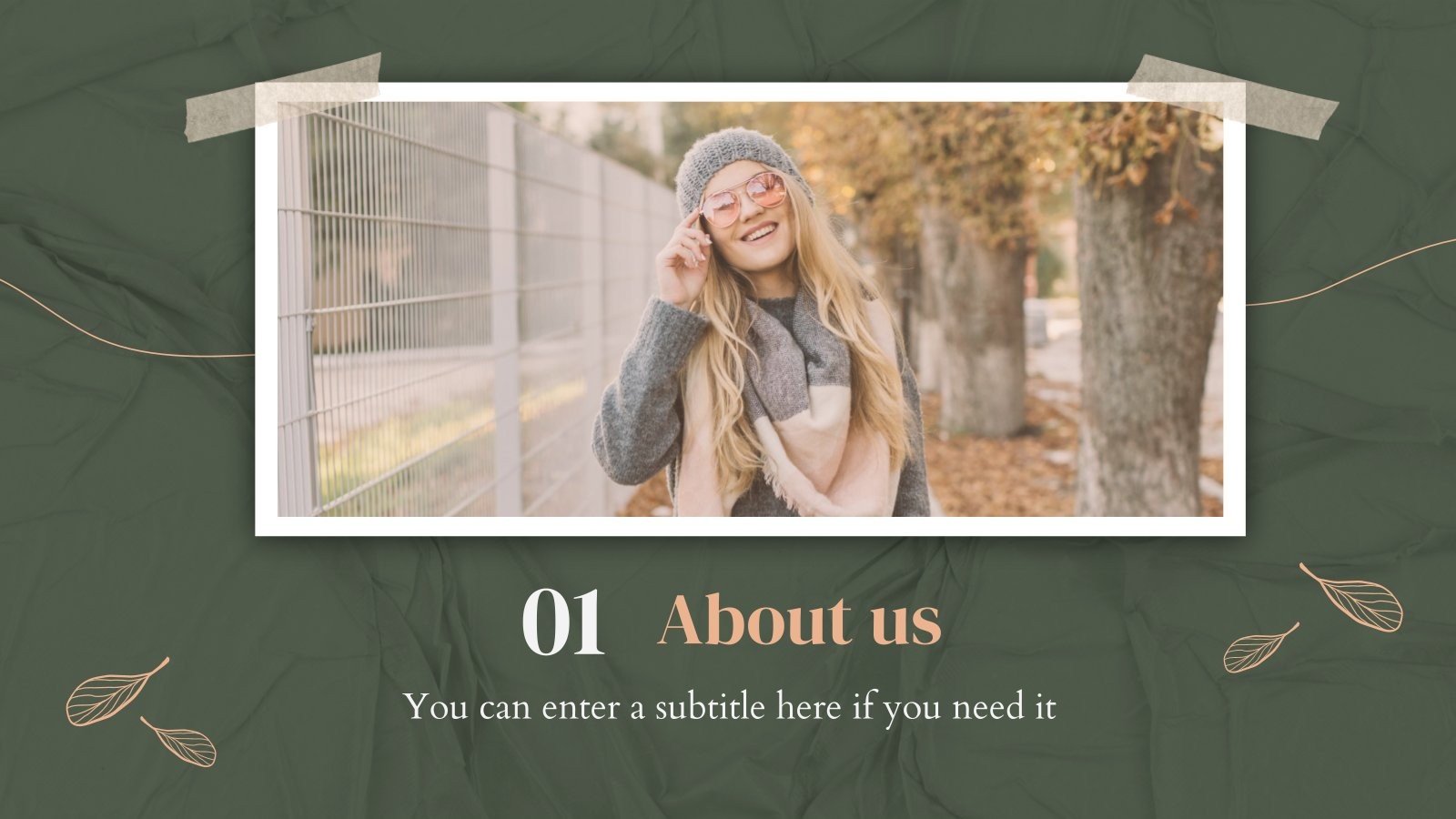 Autumn Fashion Campaign | Google Slides and PowerPoint