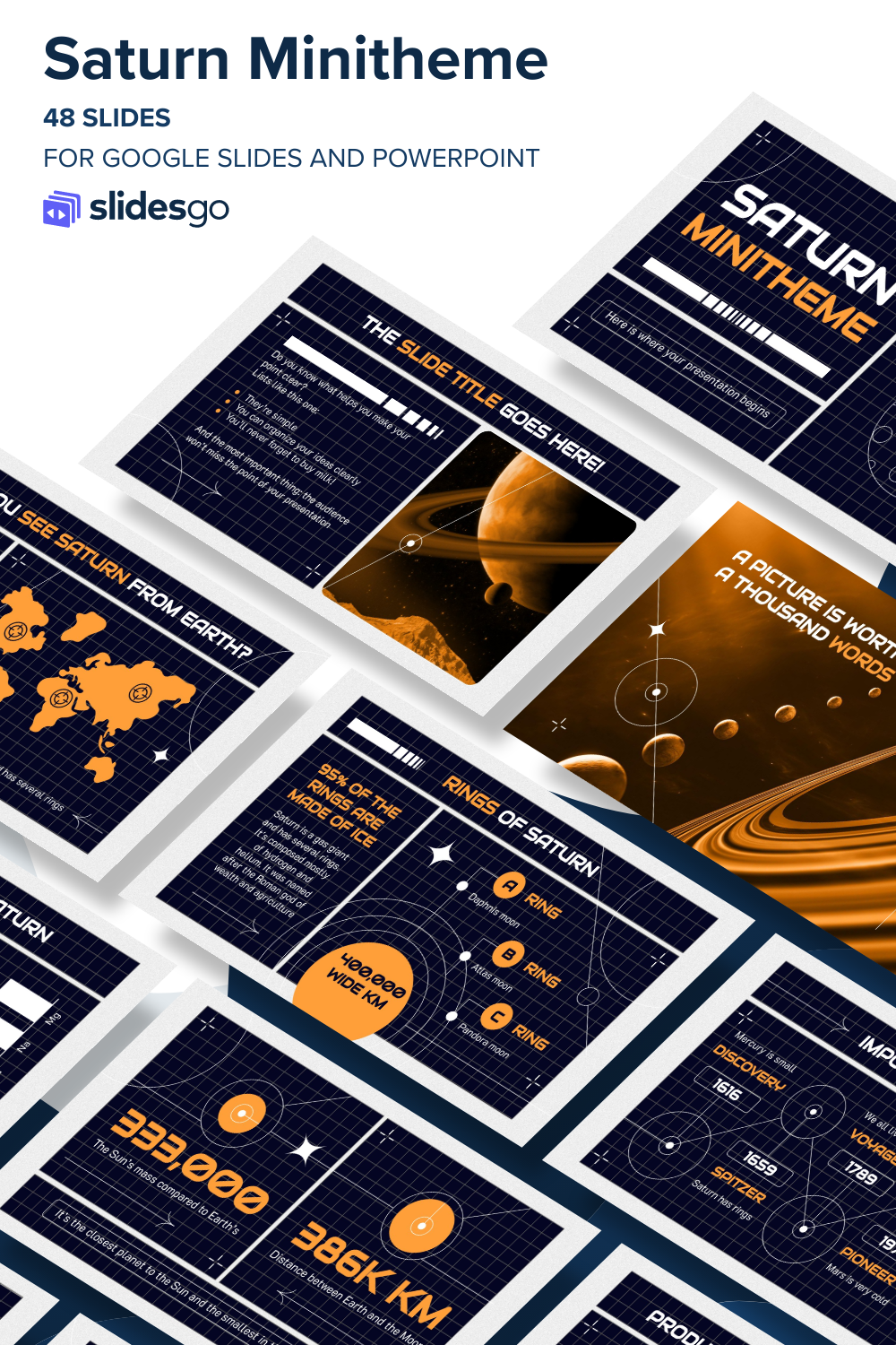 Saturn Minitheme | Google Slides and PowerPoint