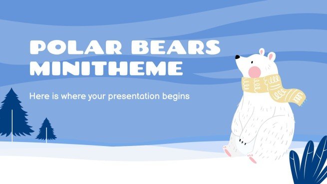 Polar Bears Minitheme | Google Slides and PowerPoint