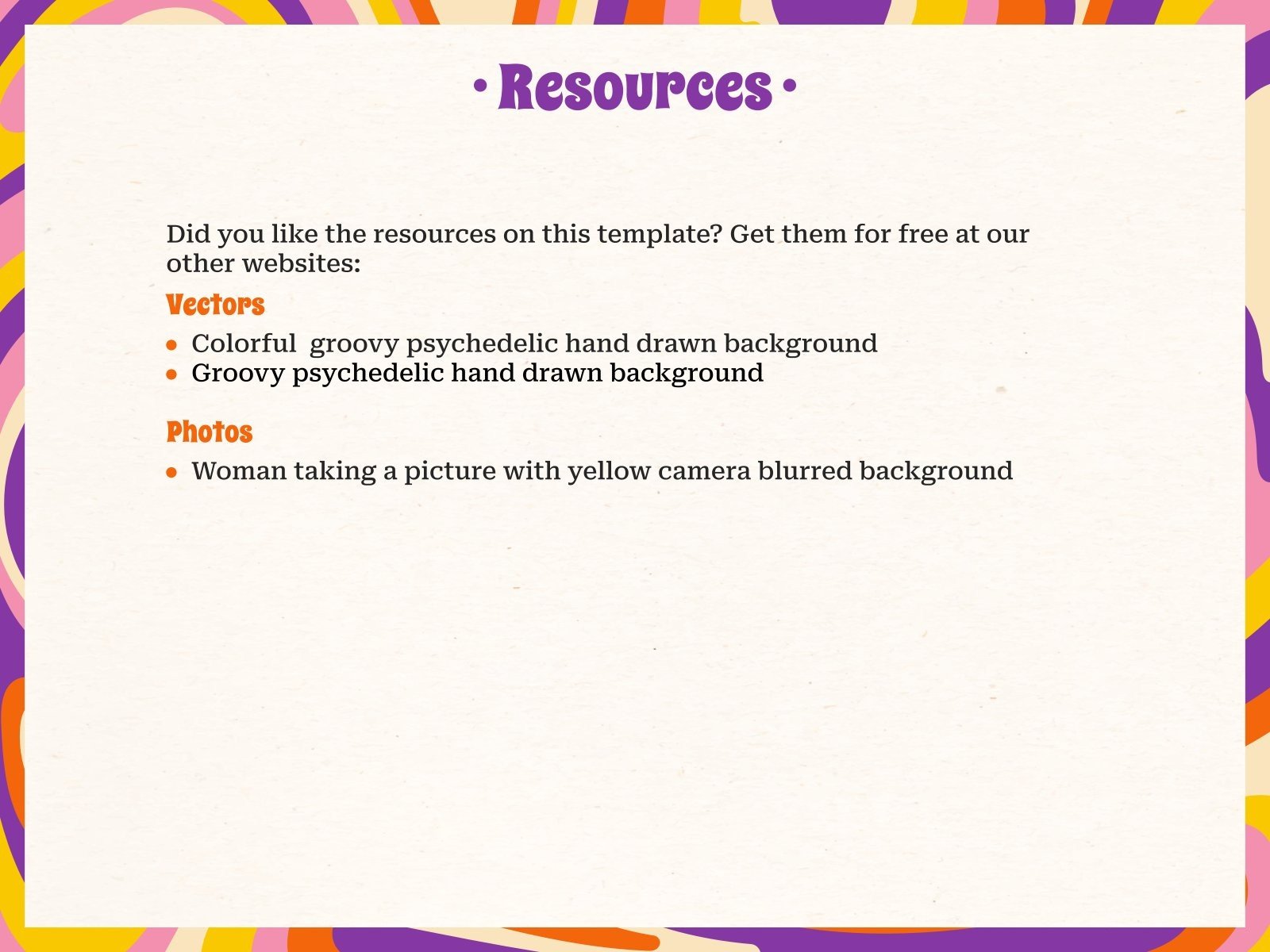 Retro Style Research Poster | Google Slides and PowerPoint