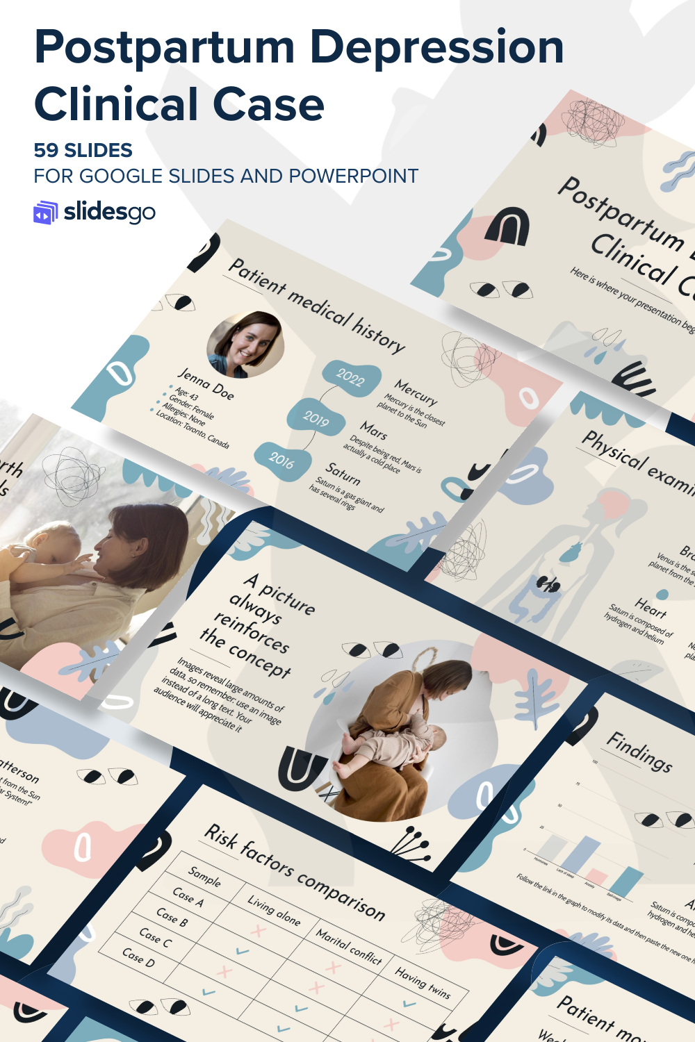 Postpartum Depression Clinical Case | Google Slides and PPT