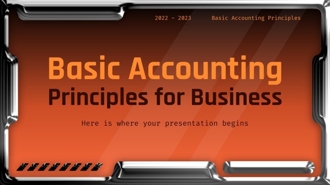 Basic Accounting Principles for Business | Google Slides