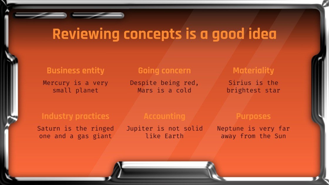 Basic Accounting Principles for Business | Google Slides