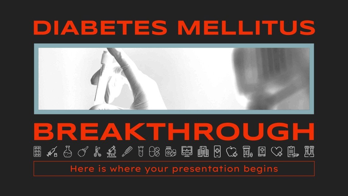Free templates about Diabetes for Google Slides & PowerPoint