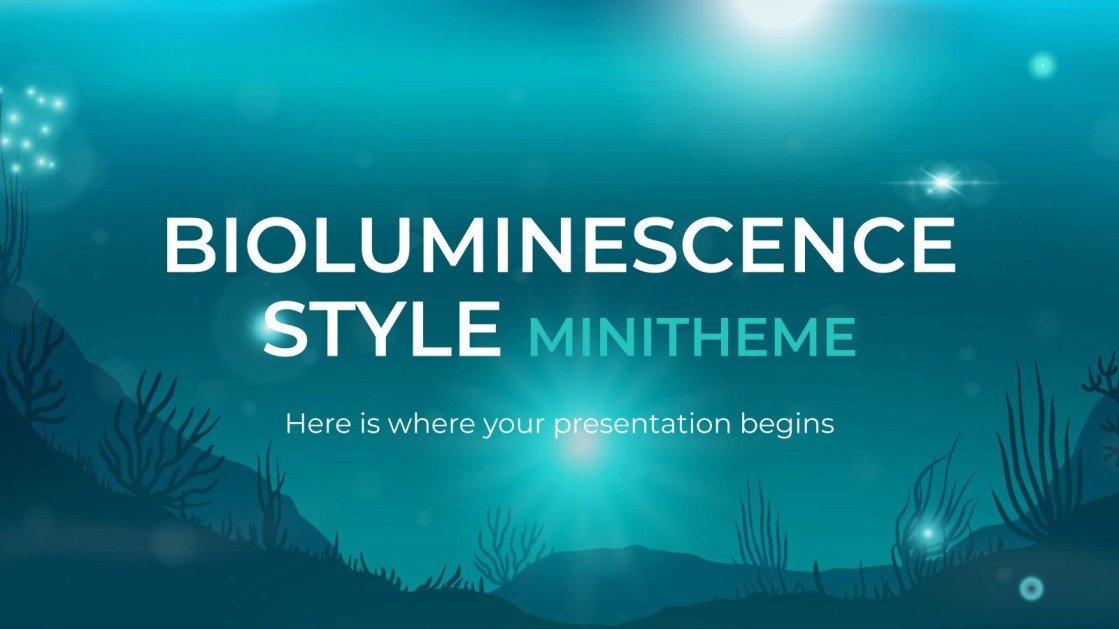 Bioluminescence Style Minitheme | Google Slides & PowerPoint