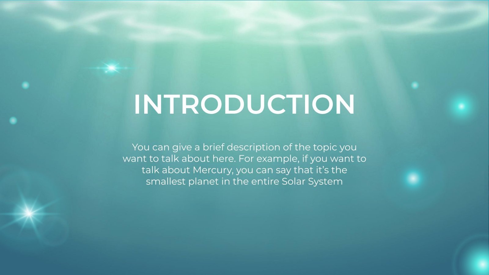 Bioluminescence Style Minitheme | Google Slides & PowerPoint