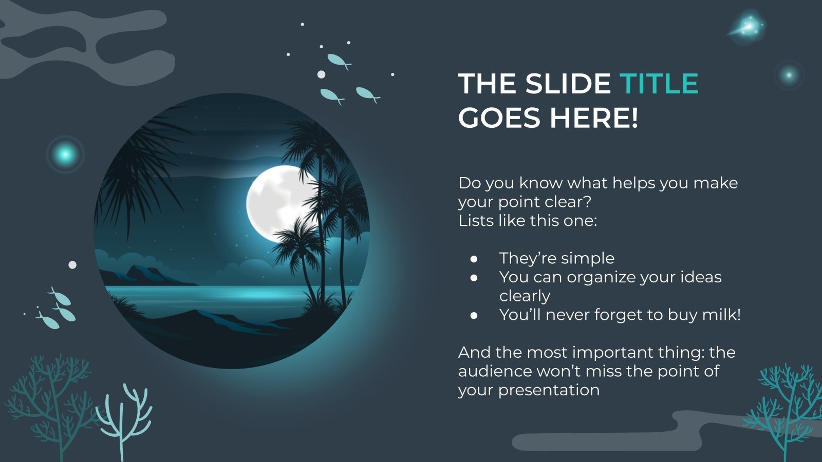 Bioluminescence Style Minitheme | Google Slides & PowerPoint