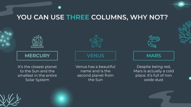 Bioluminescence Style Minitheme | Google Slides & PowerPoint
