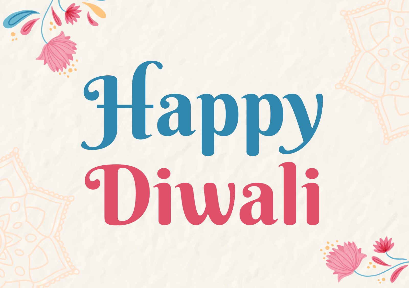Happy Diwali Printable Cards | Google Slides and PowerPoint
