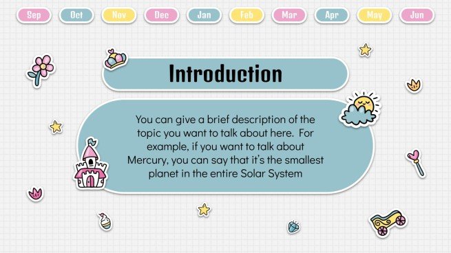 Planner estilo cuento de hadas para niños de preescolar