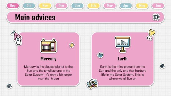 Planner estilo cuento de hadas para niños de preescolar