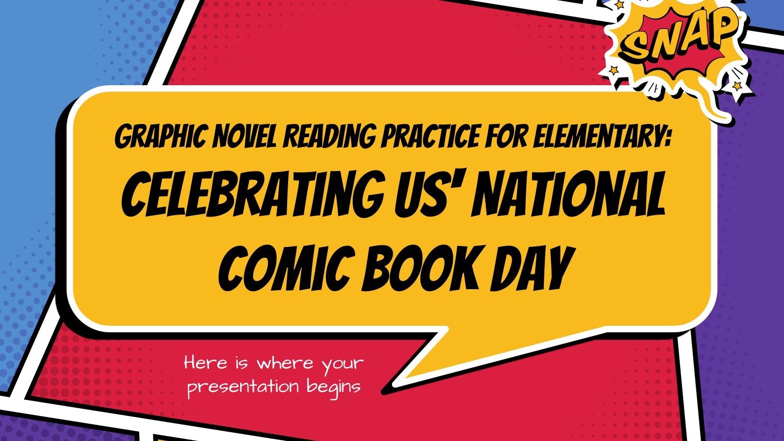 Free Google Slides & PPT templates related to Comic Books