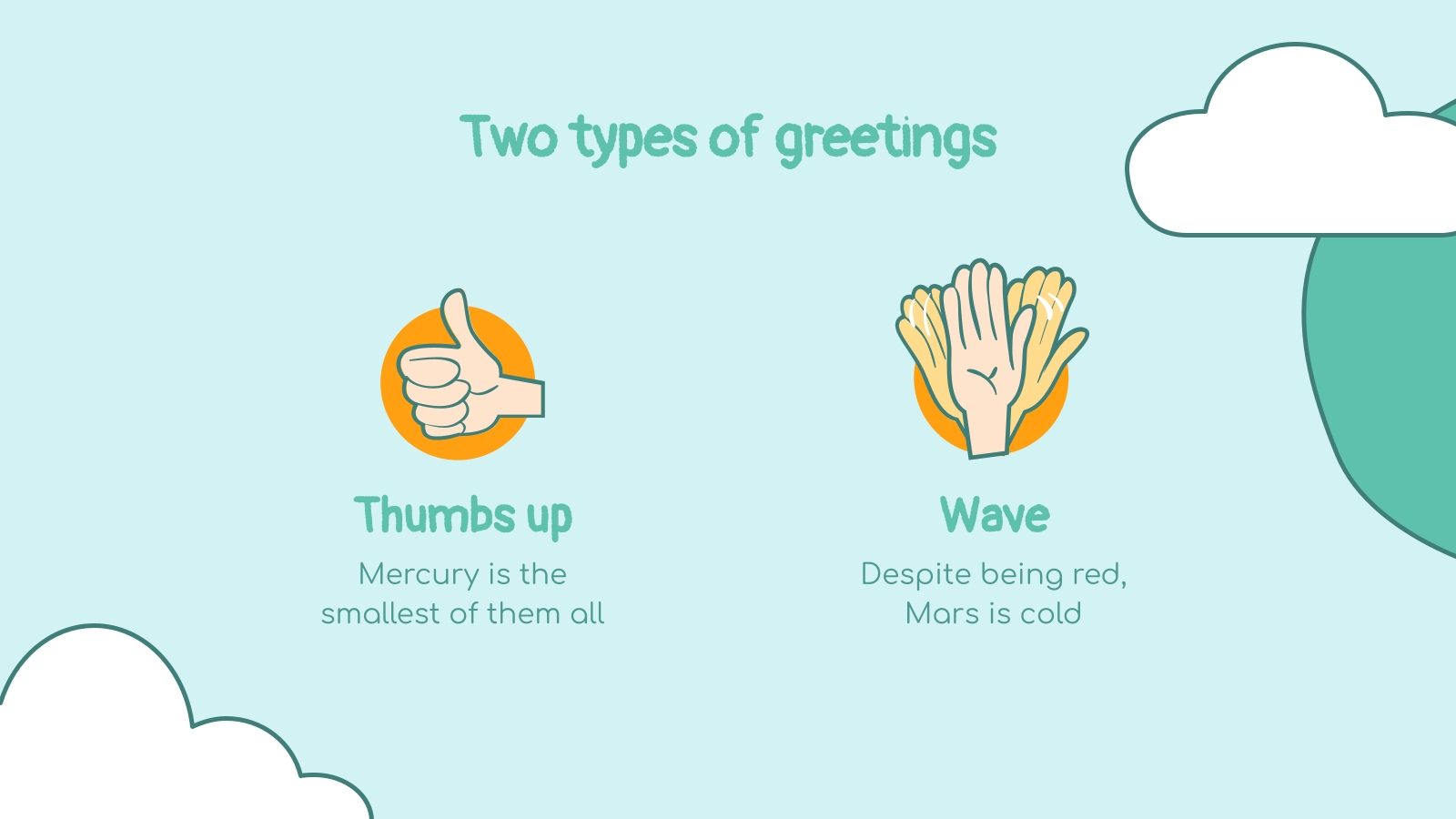 Morning Greetings with Social Distancing Google Slides & PPT