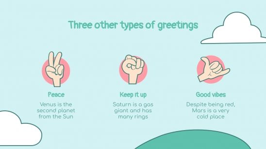 Morning Greetings with Social Distancing Google Slides & PPT