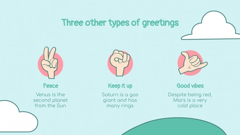 Morning Greetings with Social Distancing Google Slides & PPT