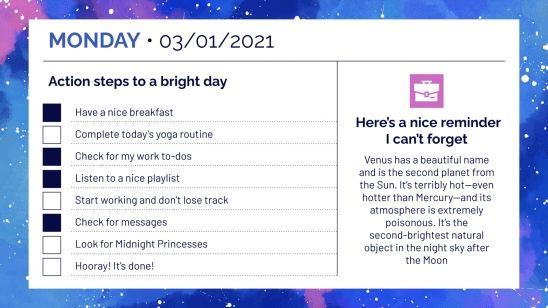 March Daily Slides Google Slides theme & PowerPoint template