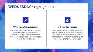 March Daily Slides Google Slides theme & PowerPoint template