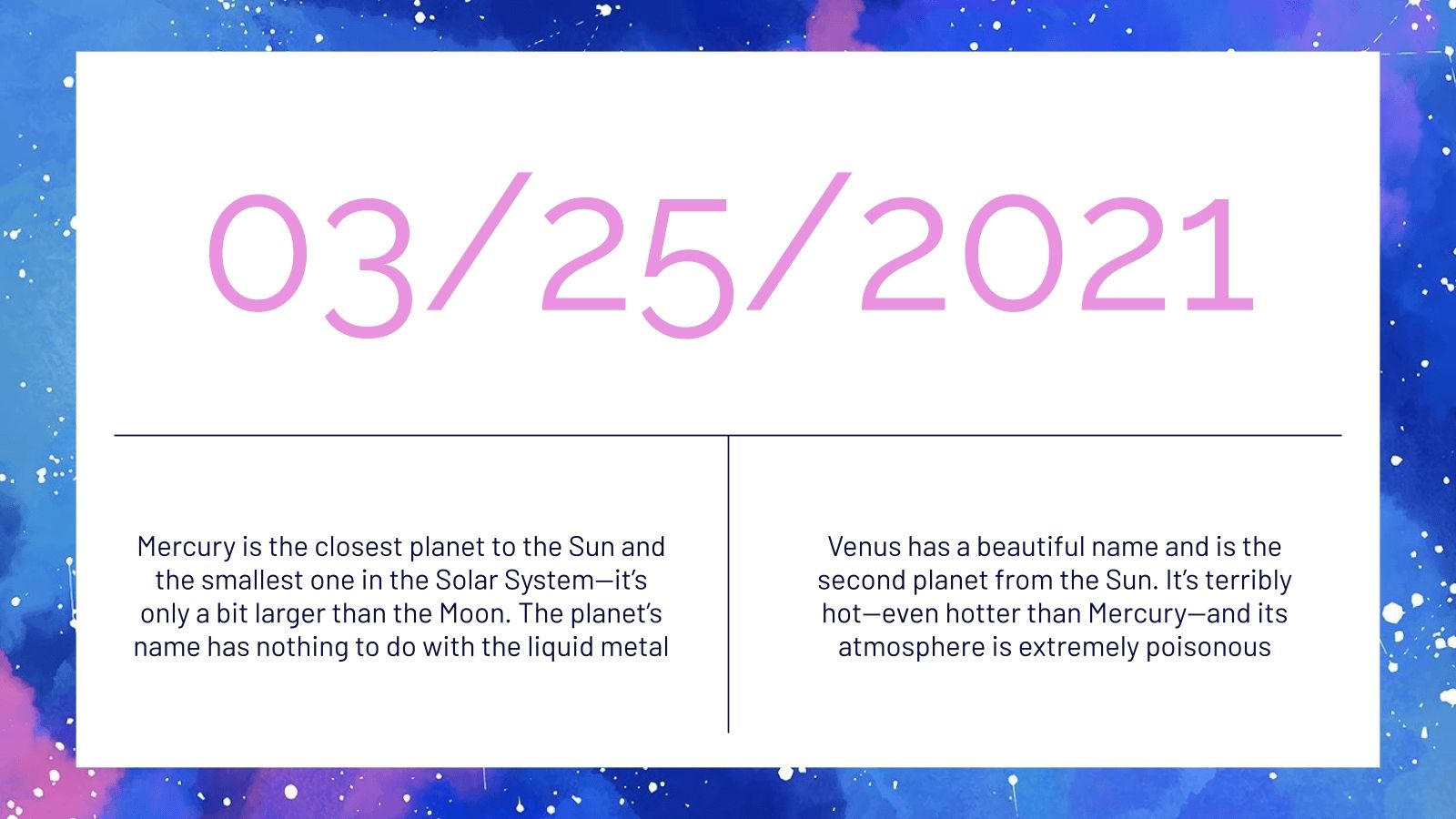 March Daily Slides Google Slides theme & PowerPoint template