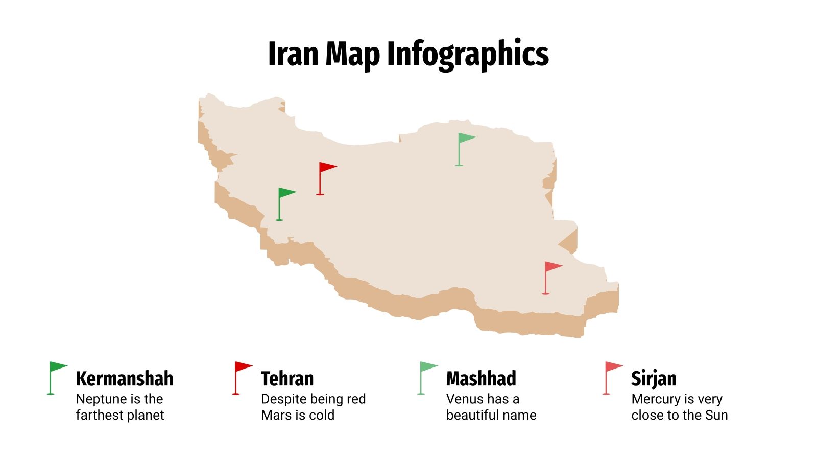 Iran map infographics | Google Slides & PowerPoint theme