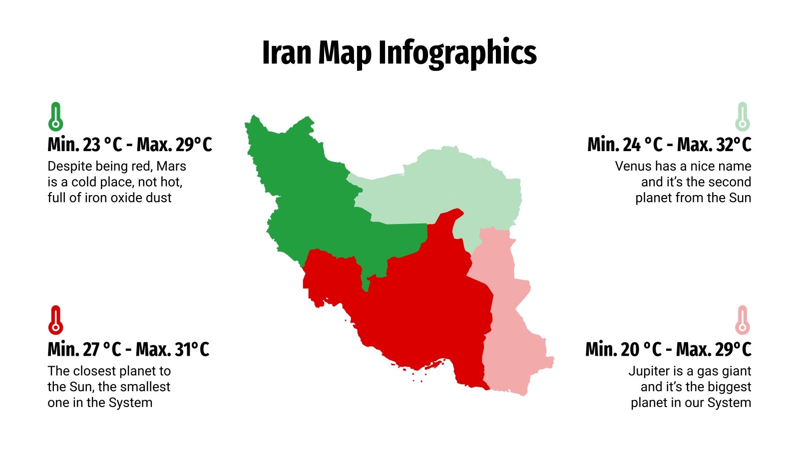 Iran map infographics | Google Slides & PowerPoint theme