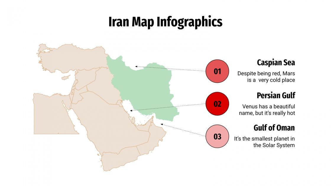 Iran map infographics | Google Slides & PowerPoint theme