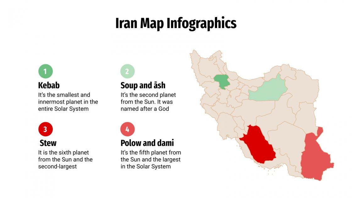 Iran map infographics | Google Slides & PowerPoint theme