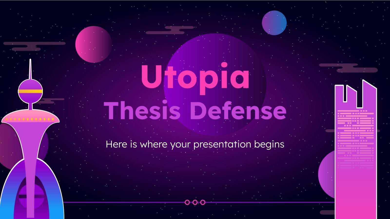 Utopia Thesis Defense | Google Slides & PowerPoint