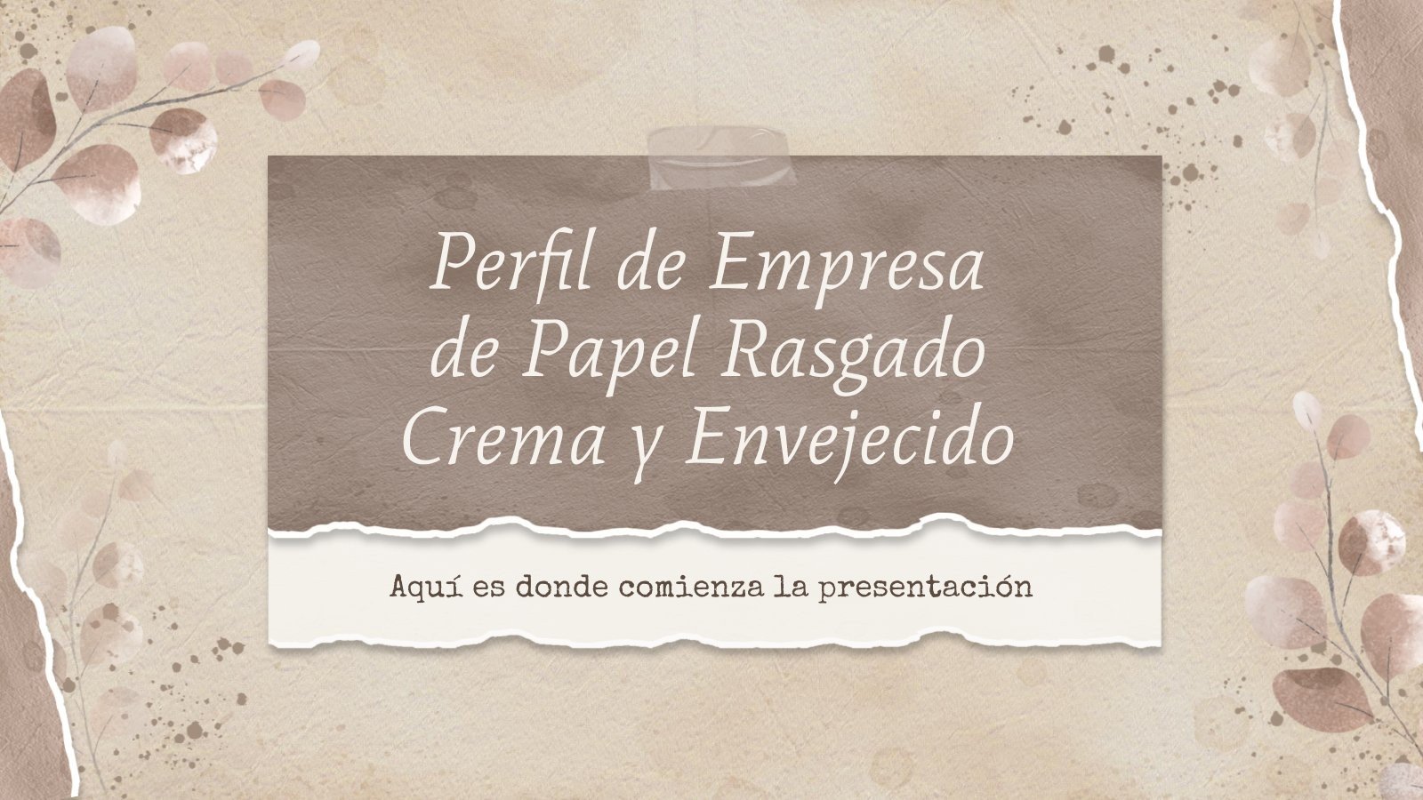 Modelos grátis sobre papel para o Google Slides e PowerPoint