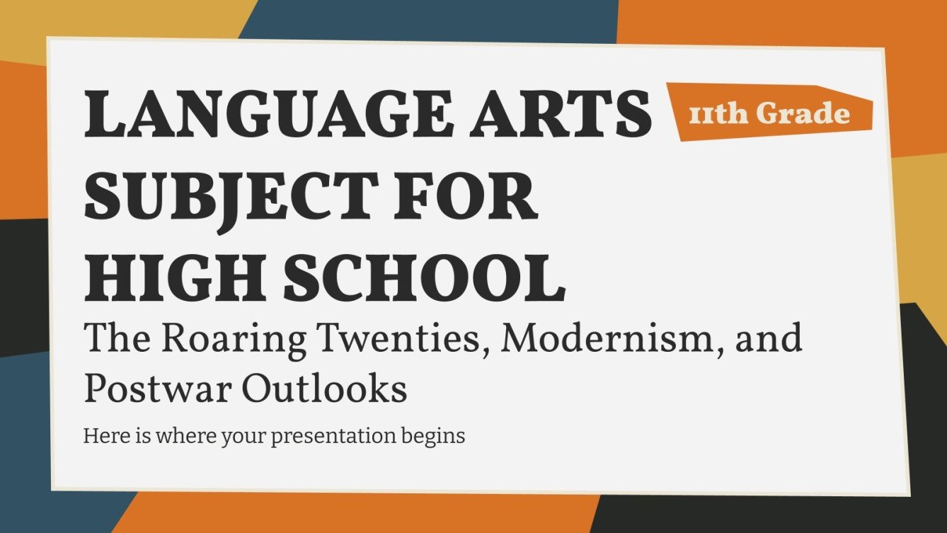 The Roaring Twenties, Modernism, and Postwar Outlooks