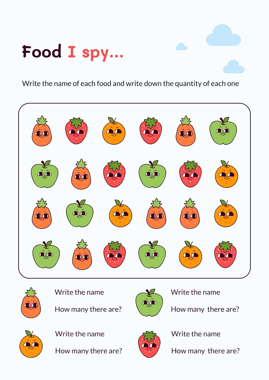 Hojas de "veo, veo" para primaria | Google Slides y PowerPoint