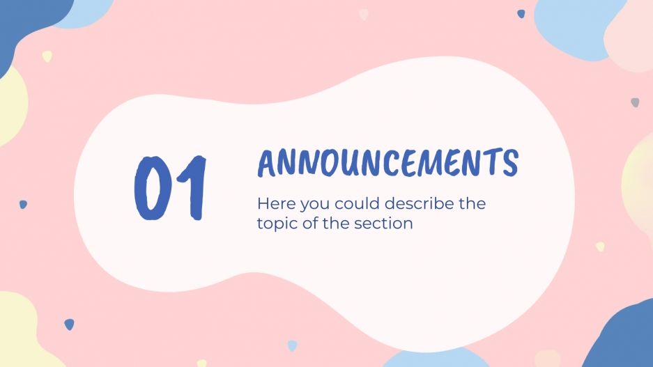 Lovely Pastel Newsletter | Google Slides & PPT template