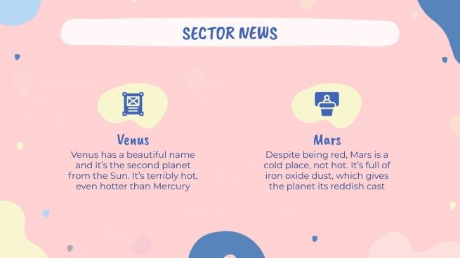 Lovely pastel newsletter | Google Slides & PPT template