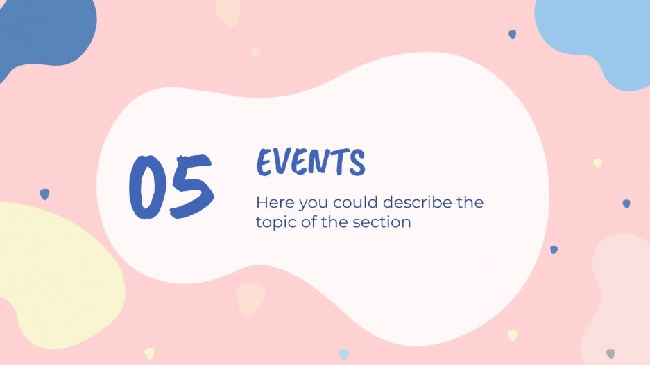 Lovely pastel newsletter | Google Slides & PPT template