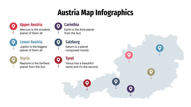 Austria Map Infographics | Google Slides & PPT theme
