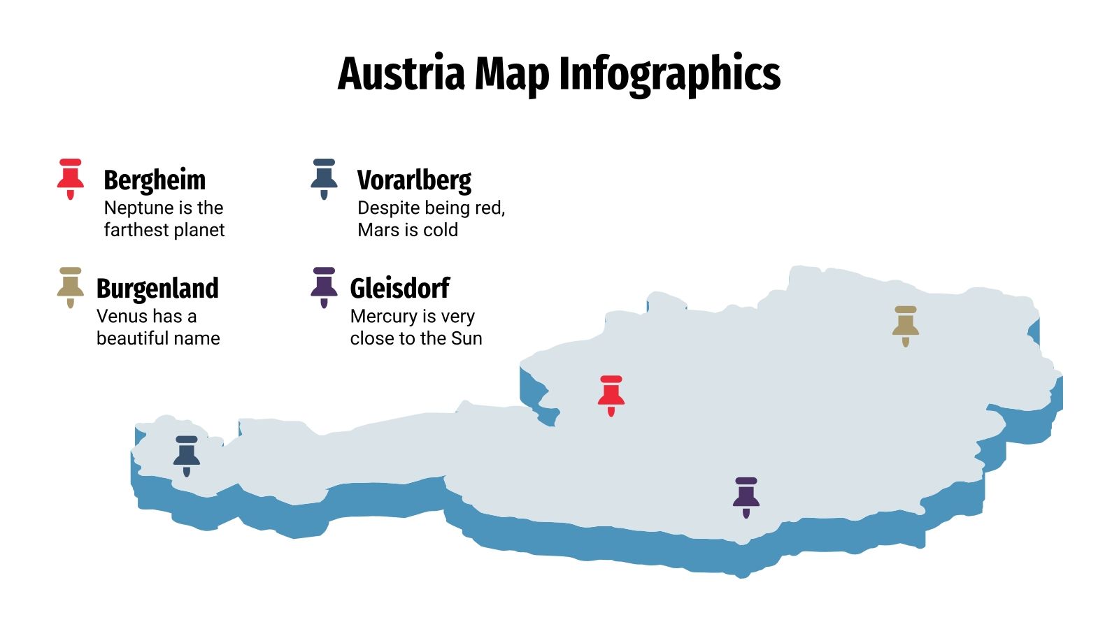 Austria Map Infographics | Google Slides & PPT theme