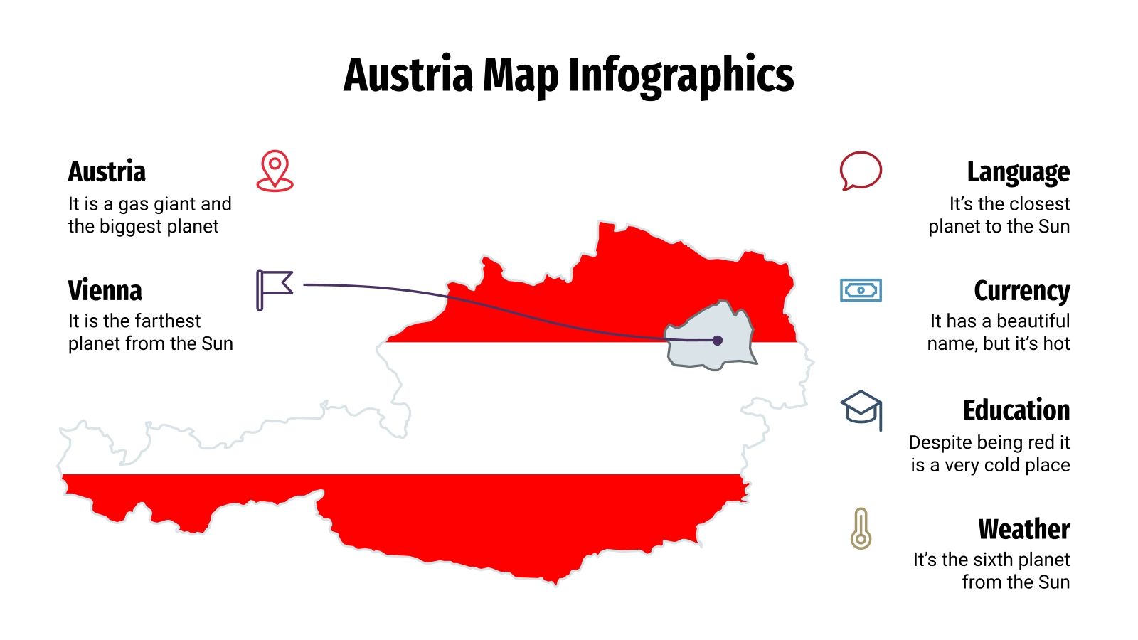 Austria Map Infographics | Google Slides & PPT theme
