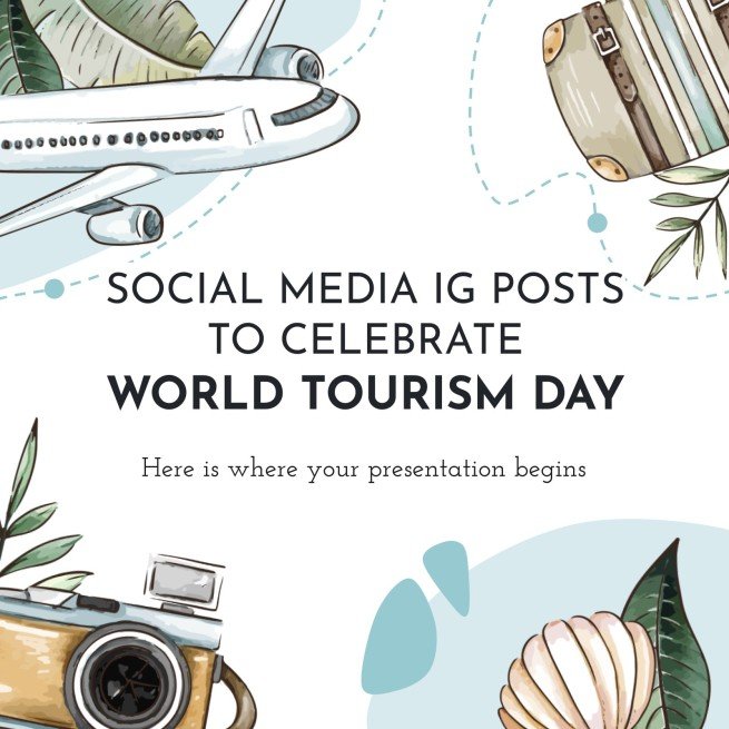 Plantillas gratis para Google Slides y PPT sobre turismo