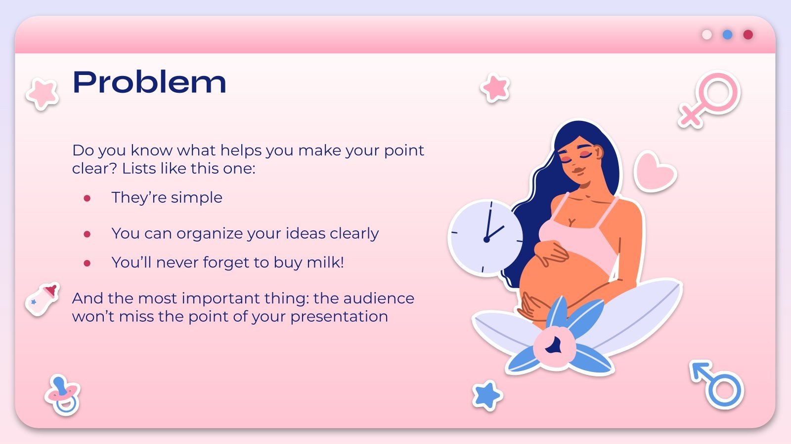 Pregnancy Guide App Pitch Deck | Google Slides & PowerPoint