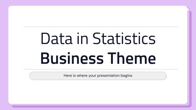 비지니스 통계 데이터 테마 | Google Slides & PowerPoint