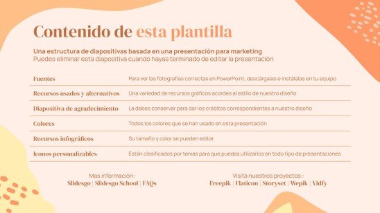 Organic Shapes and Warm Colors Theme for Marketing