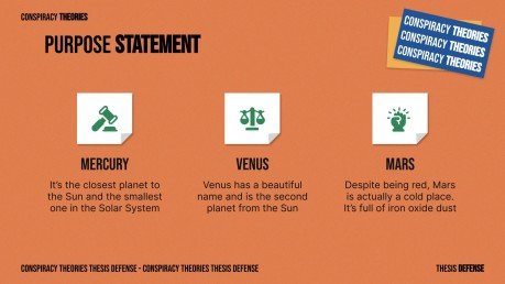 Conspiracy Theories Thesis Defense | Google Slides & PPT