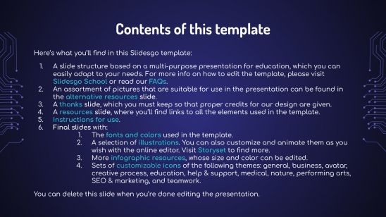 Computer Science College Major Google Slides & PPT template