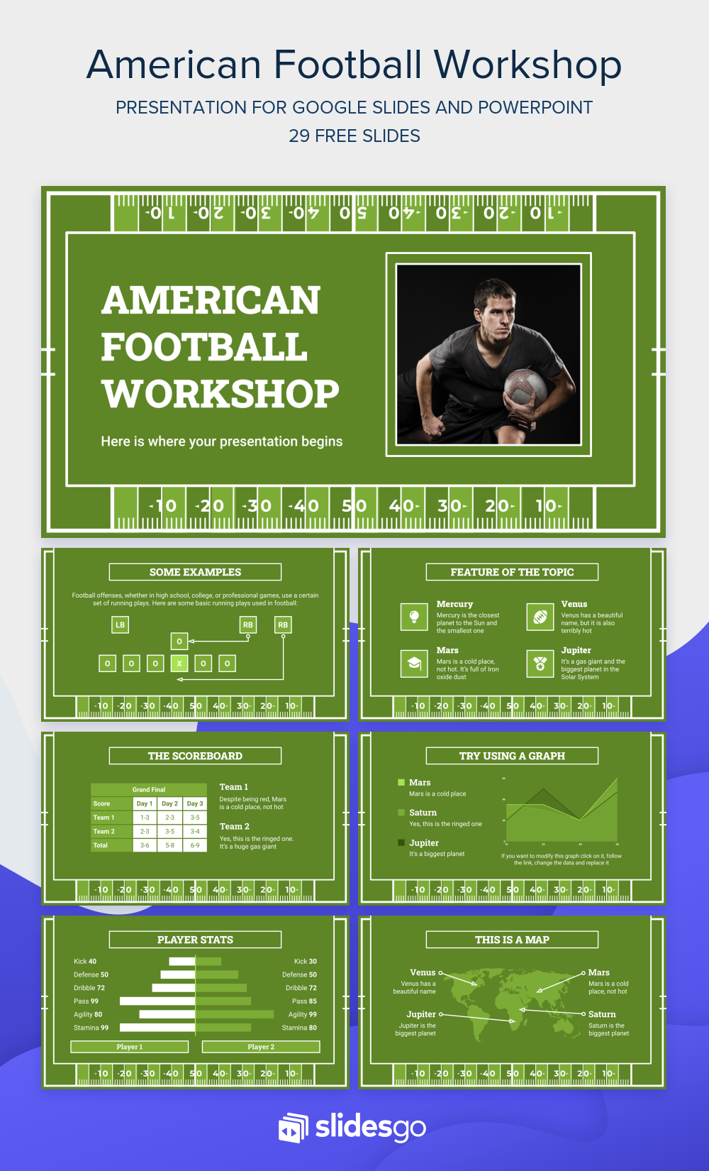 American Football Workshop | Google Slides & PowerPoint theme
