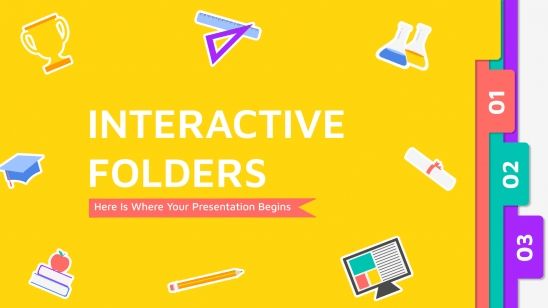 Interactive Folders | Template for Google Slides & PowerPoint