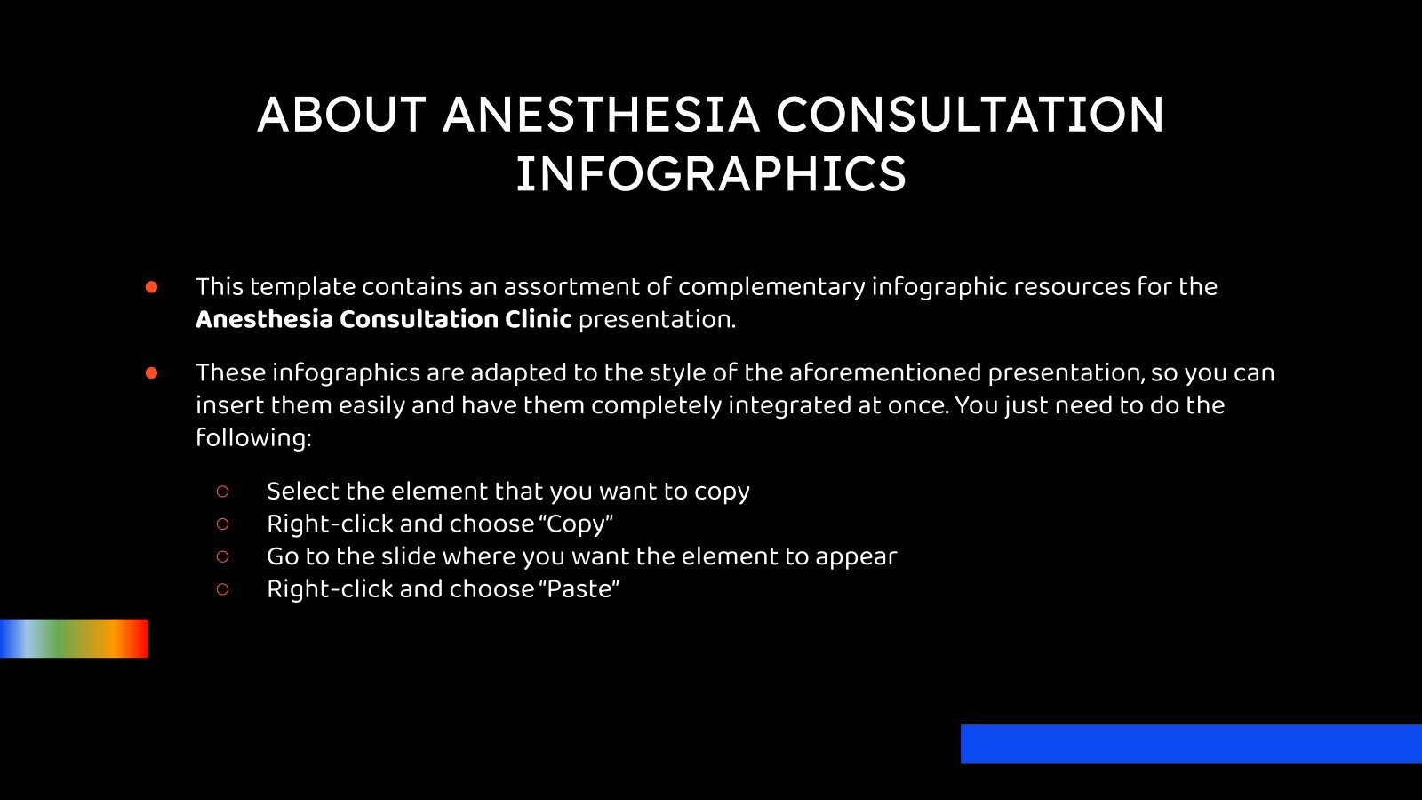 Anesthesia Consultation Clinic Infographics | Google Slides