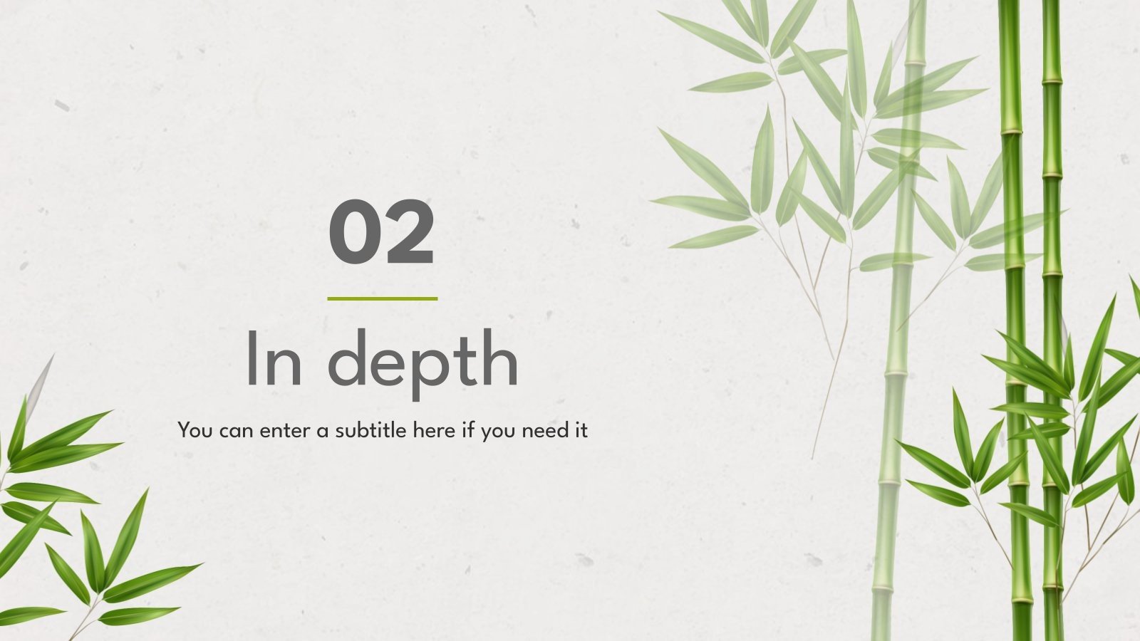 Bamboo Backgrounds Newsletter | Google Slides & PowerPoint