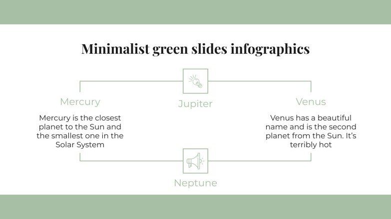 Minimalist Green Slides Infographics | Google Slides & PPT