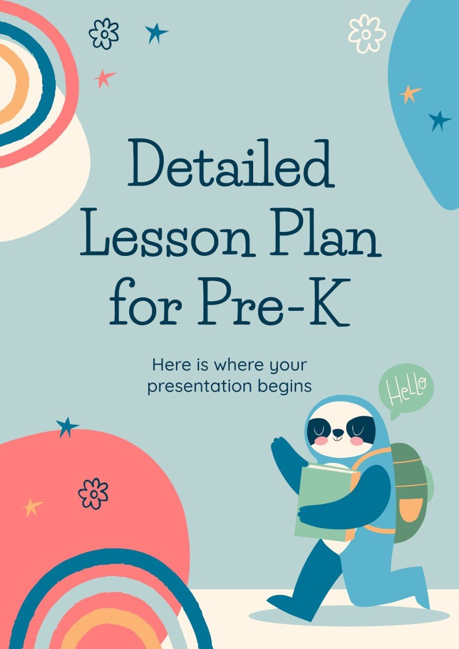 Detailed Lesson Plan for Pre-K | Google Slides & PowerPoint