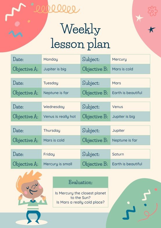 Detailed Lesson Plan for Pre-K | Google Slides & PowerPoint