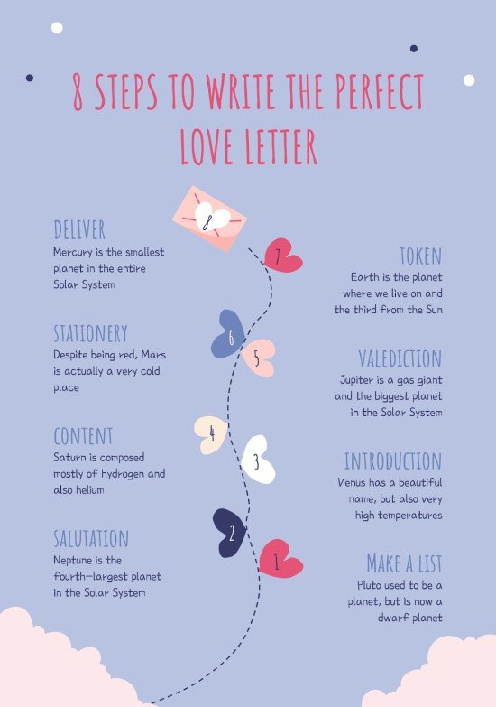 Colorful Love Letters Google Slides & PowerPoint template